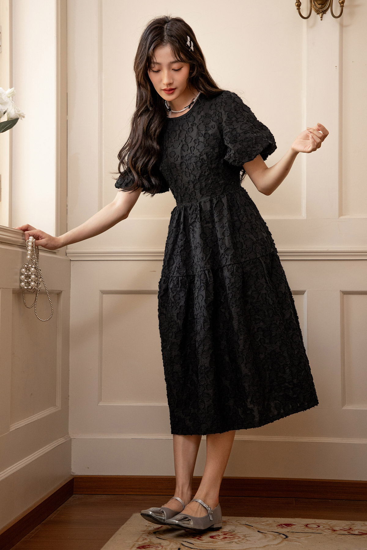 OSKIE DRESS - NOIR