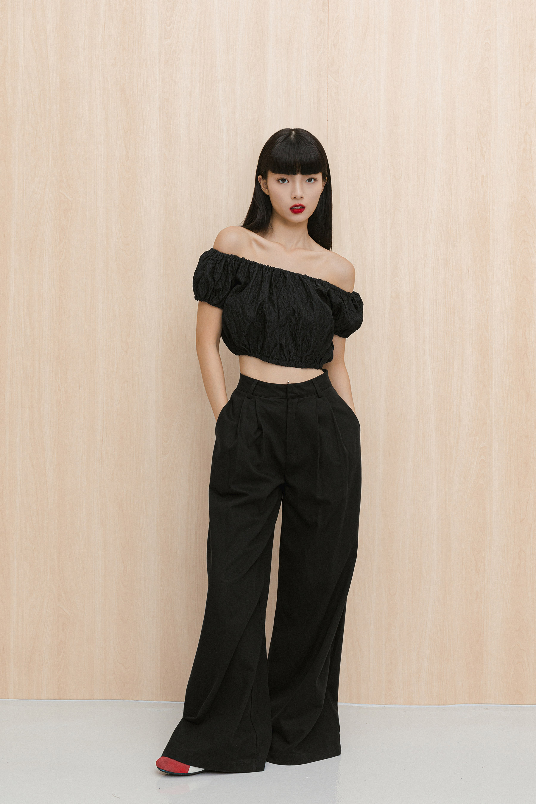 BENOIT PANTS - NOIR [MODPARADE X Q2HAN] | Modparade