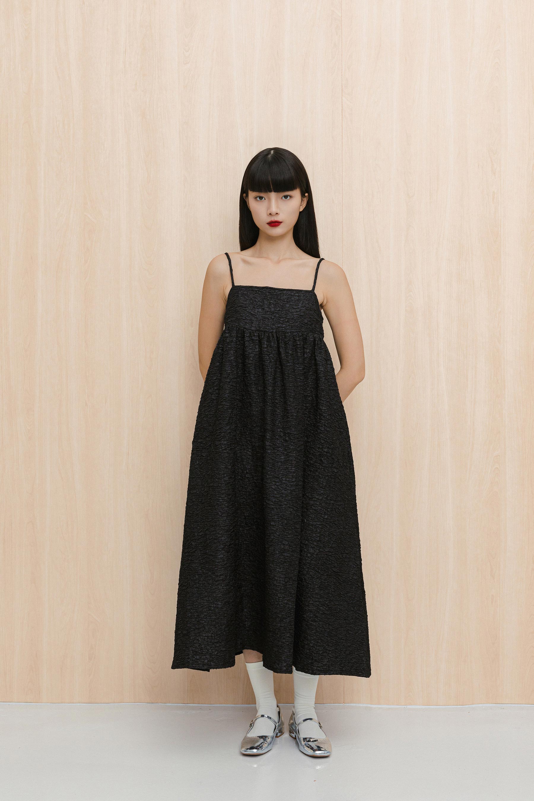 COLETTE DRESS - NOIR [MODPARADE X Q2HAN] | Modparade