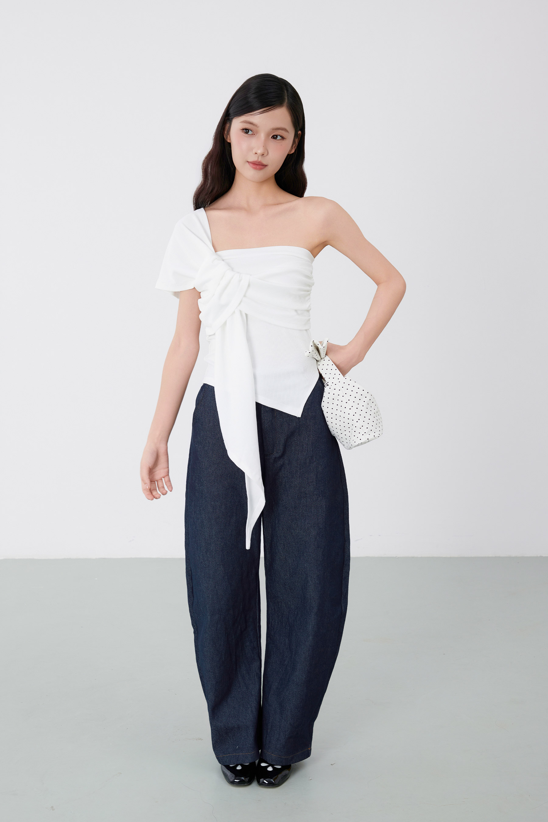 BENNETT TOP - IVORY [BY MODPARADE]