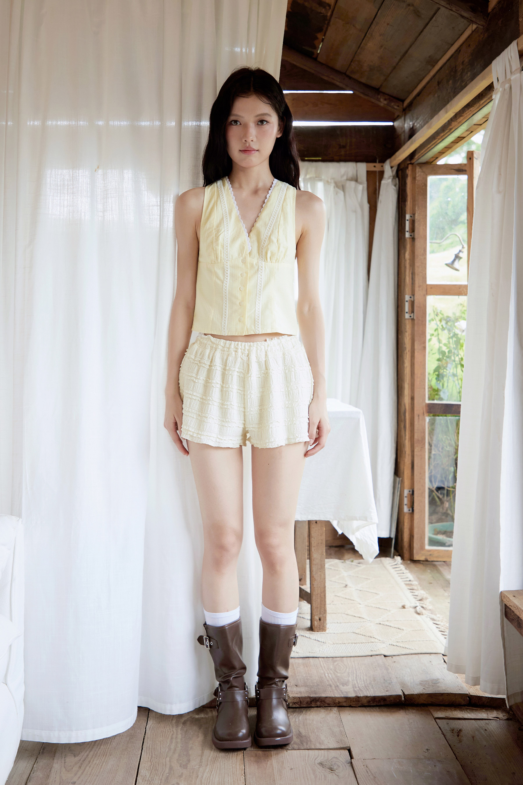 HEIDI TOP - BUTTER [BY MODPARADE]