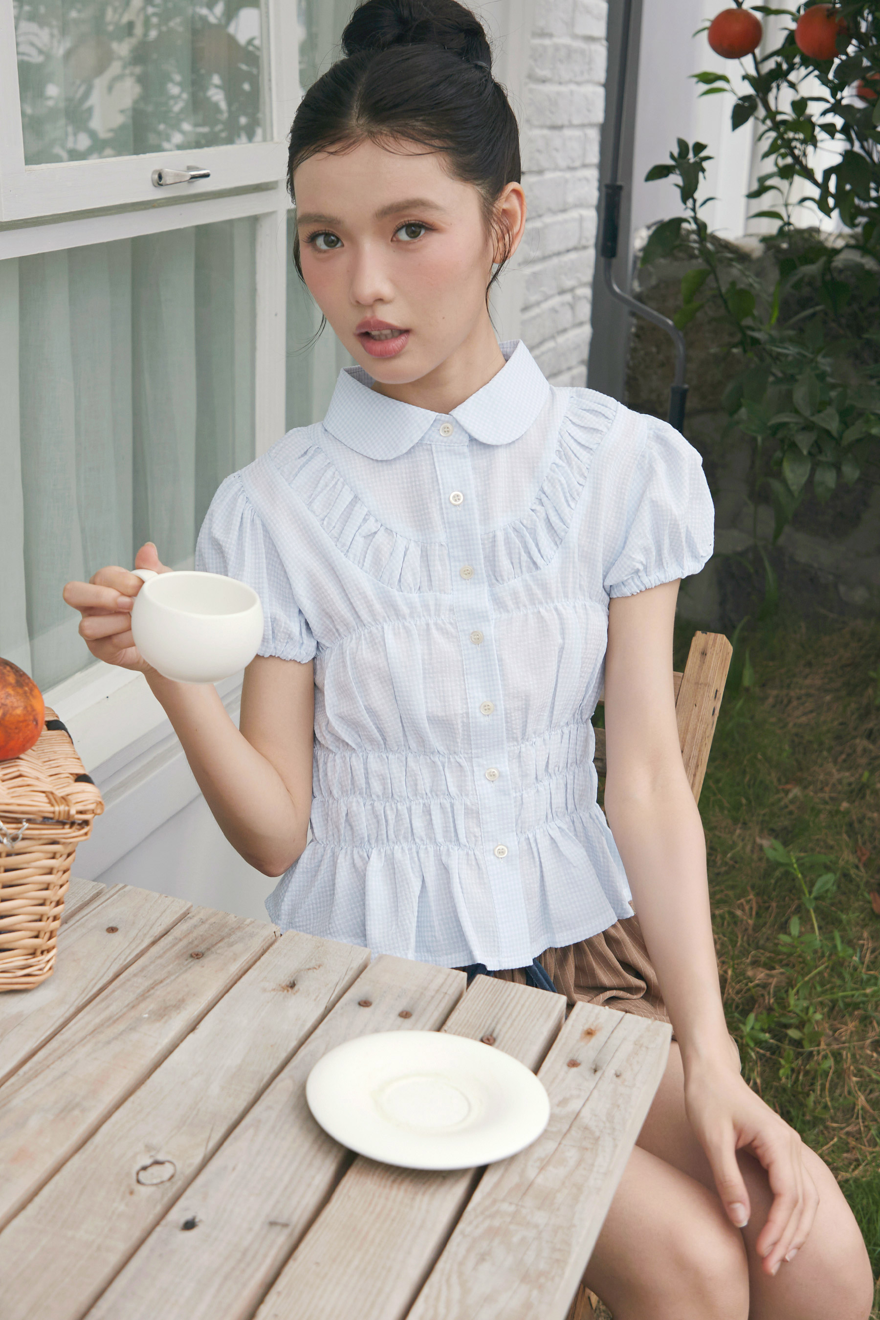 ELISA TOP - BLUELETTE [BY MODPARADE]